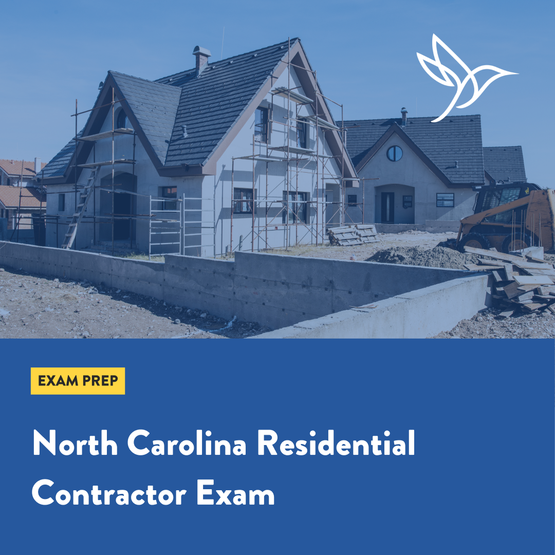 North Carolina Residential Contractor Exam Prep Courses